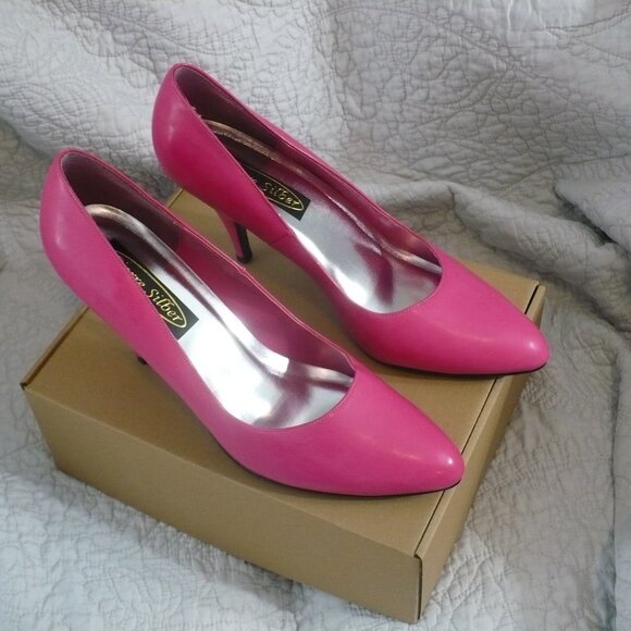 Pierre Silber | Shoes | New Without Box Pierre Silber Hot Pink Patent ...